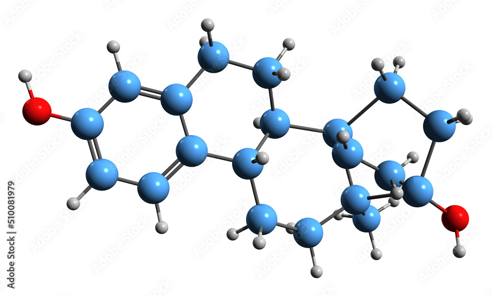 3D image of Cyclodiol skeletal formula - molecular chemical structure ...