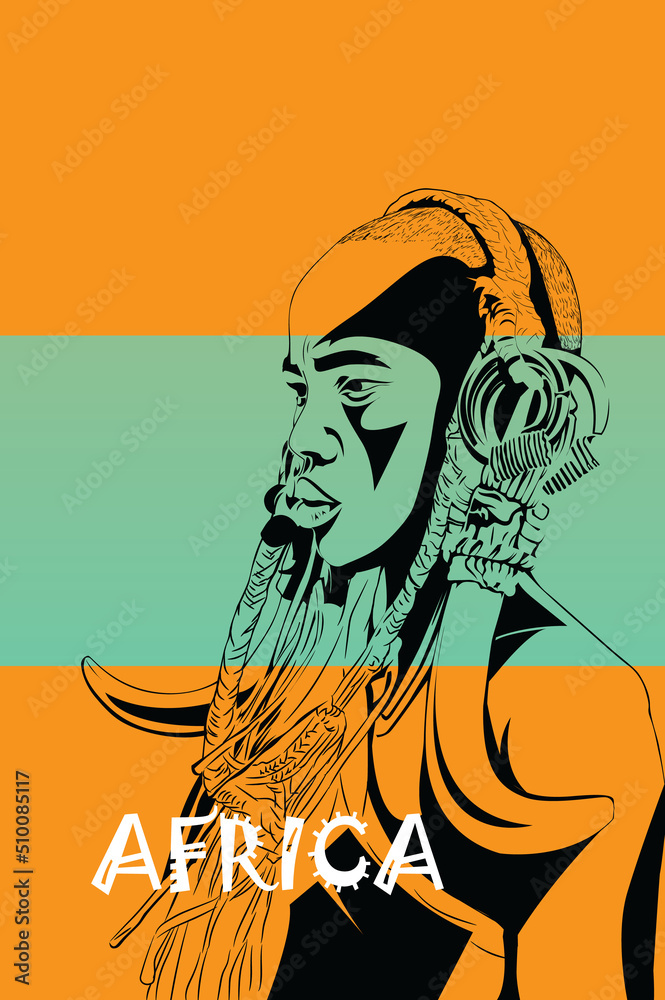 Zulu South African male dressed traditionally printable art Stock ...