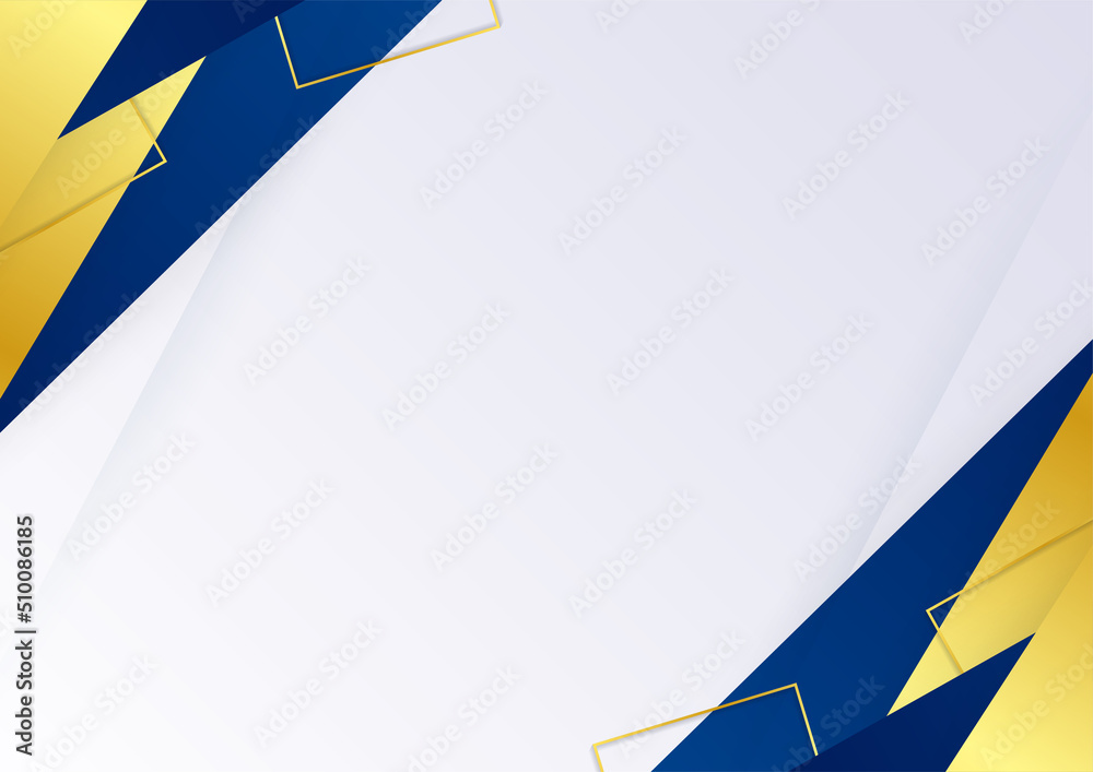 Abstract blue and gold background Stock Vector | Adobe Stock