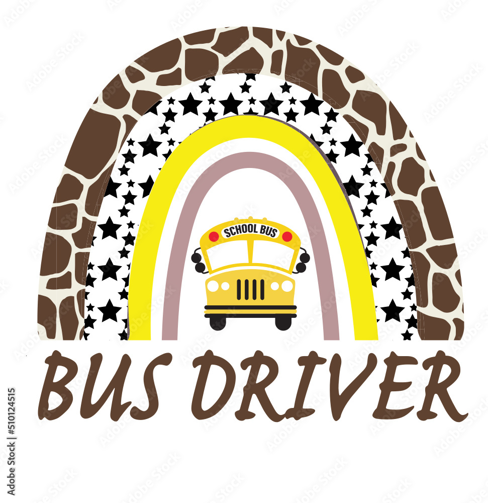 school bus driver rainbow svg png, Bus Driver Png, Bus Driver Rainbow ...