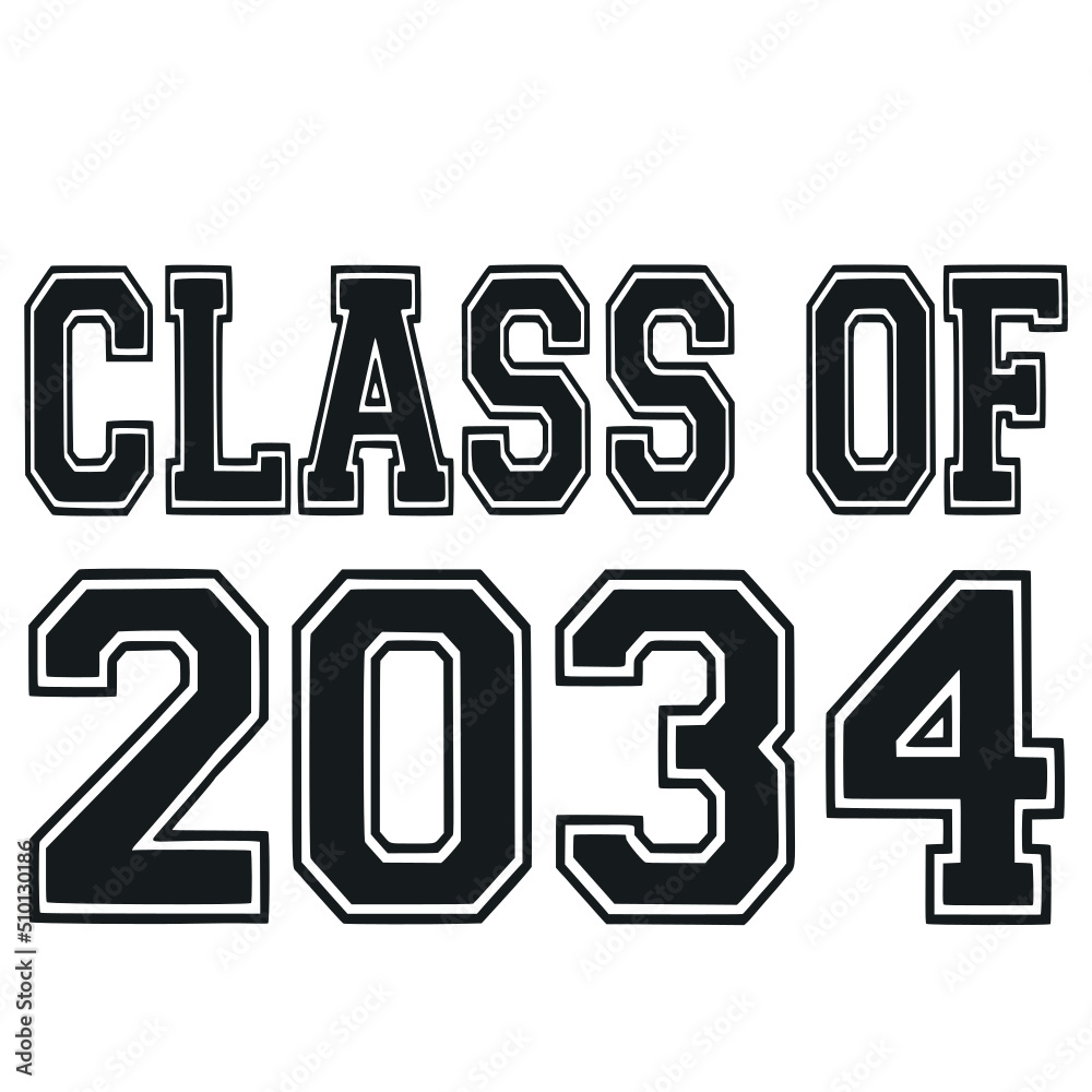 Class of 2034 SVG png, half leopard cheetah print class of 2034 ...