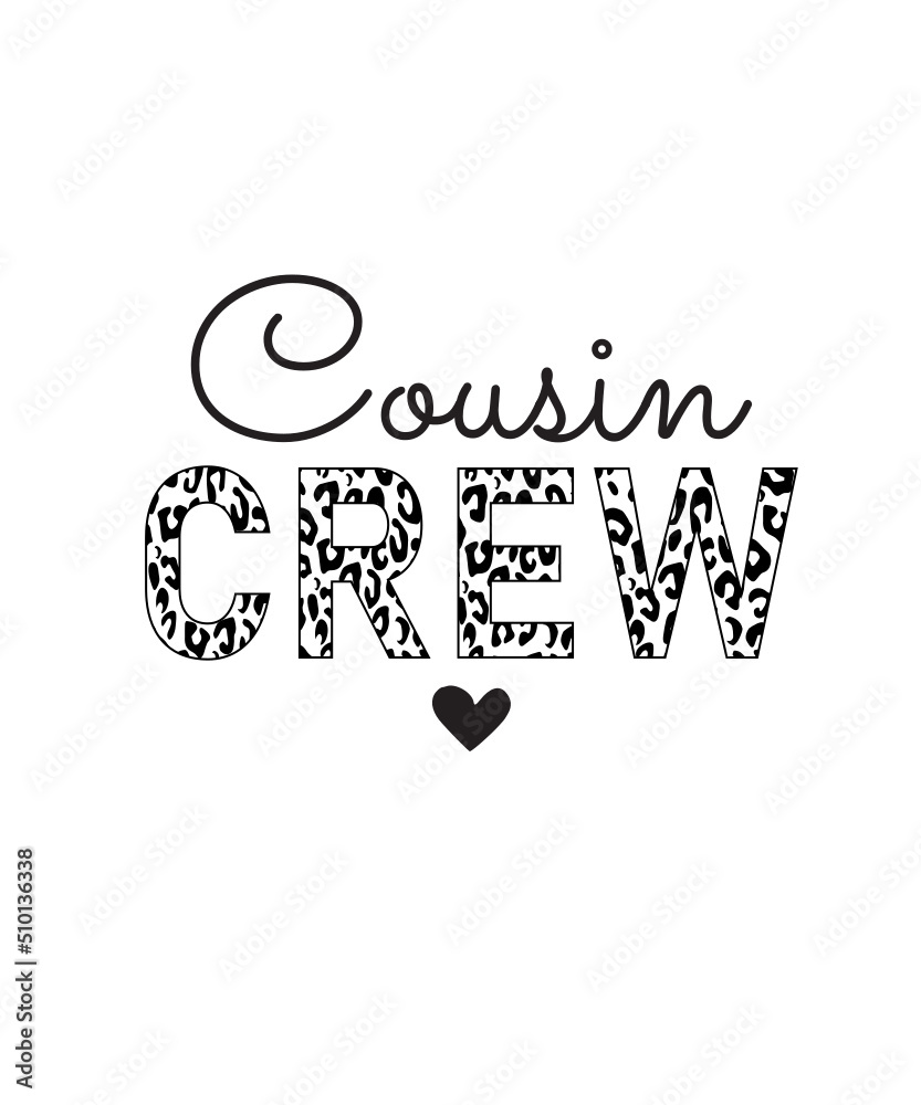 Cousin crew svg, half leopard cheetah print Cousin crew svg png ...