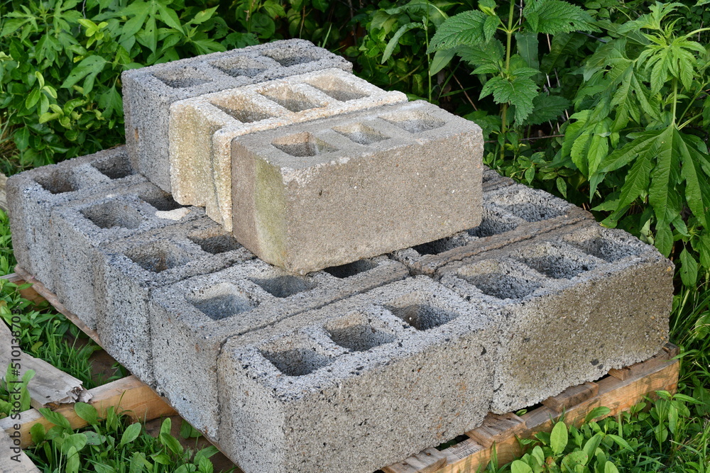 Cinder Blocks Stock Photo | Adobe Stock