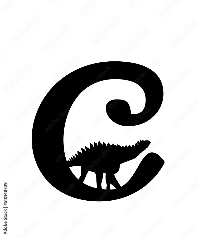 Dinosaur Font SVG, Dinosaur Alphabet, Dinosaur Cut Files, t rex font ...