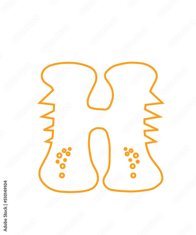 Vetor de Dinosaur Font SVG, Dinosaur Alphabet, Dinosaur Cut Files, t ...