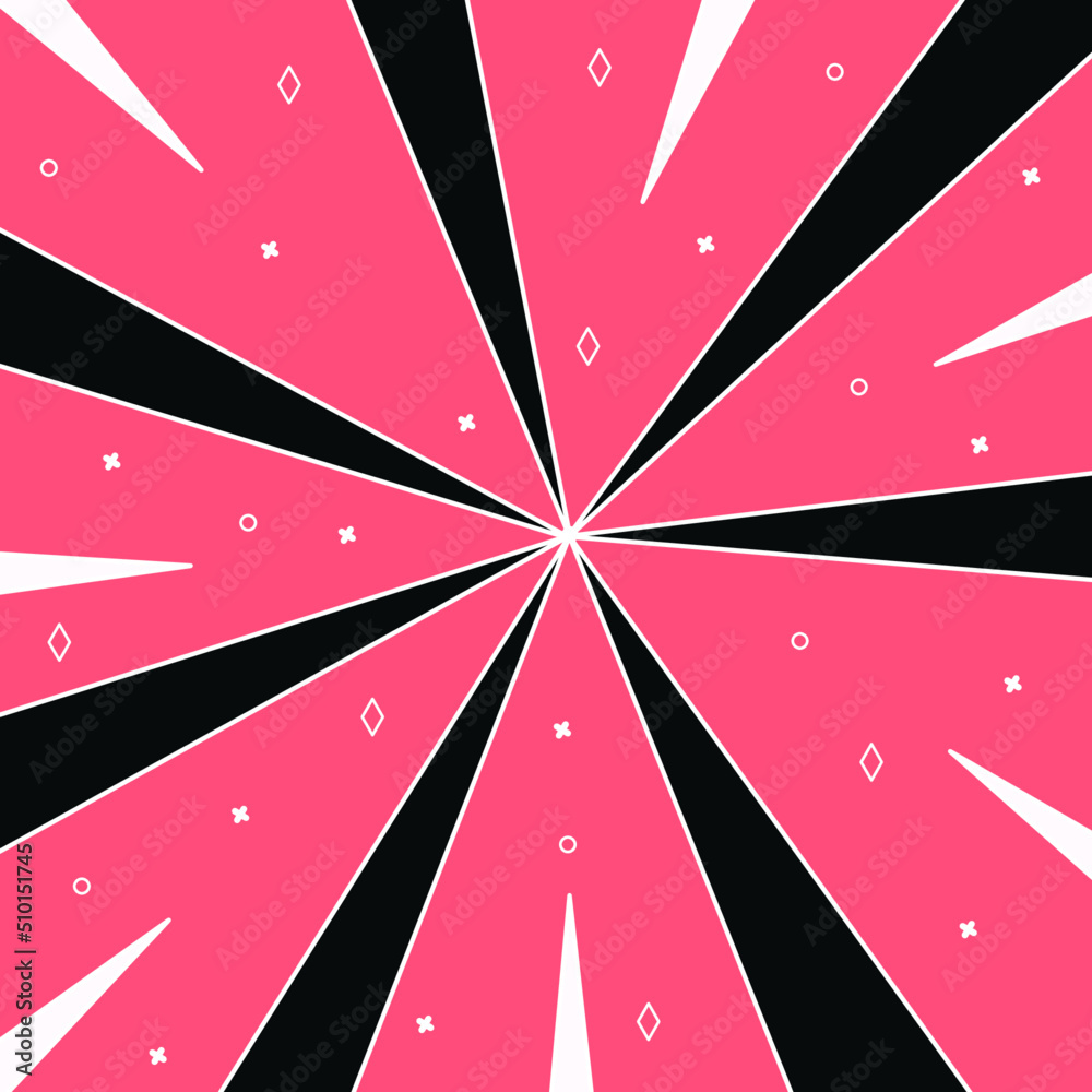 abstract bomb effect background, pink black color, with sparkling for ...