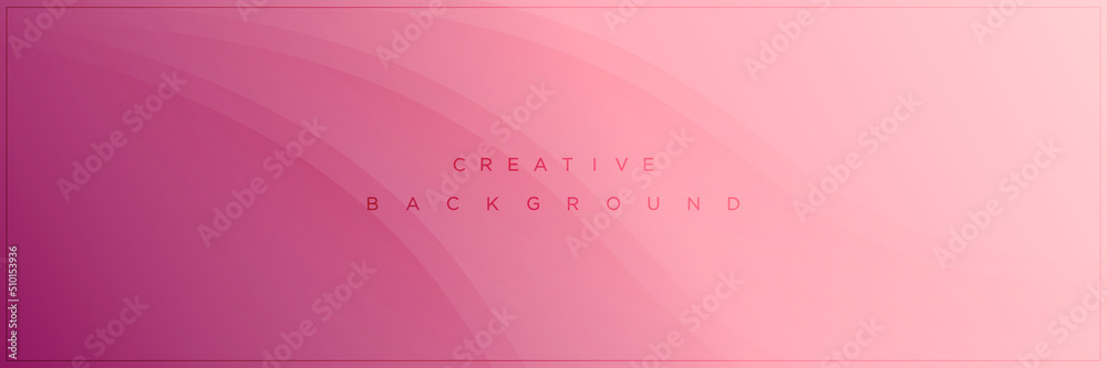 Minimalist pink gradient banner background design Stock Vector | Adobe ...