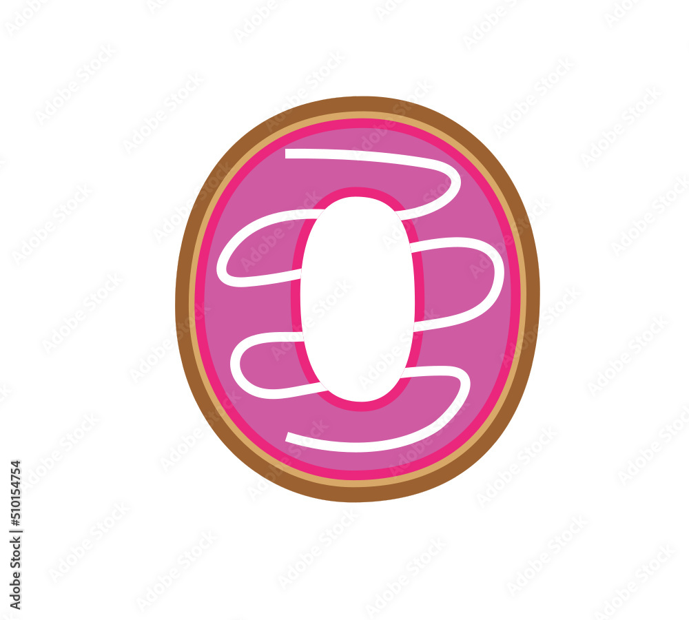 Donut letters svg, donuts alphabet letters and numbers svg, Alphabet ...