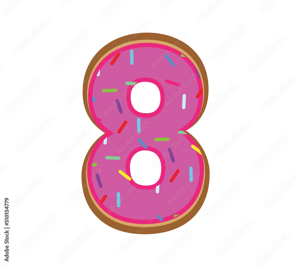 Donut letters svg, donuts alphabet letters and numbers svg, Alphabet ...