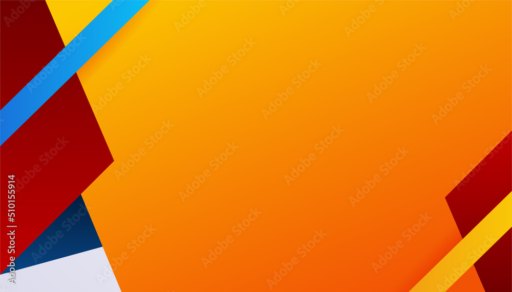 Colorful red presentation templates elements. Vector infographics. Use ...