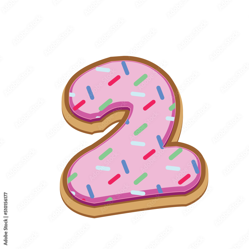 Vetor de Donut letters svg, donuts alphabet letters and numbers svg ...