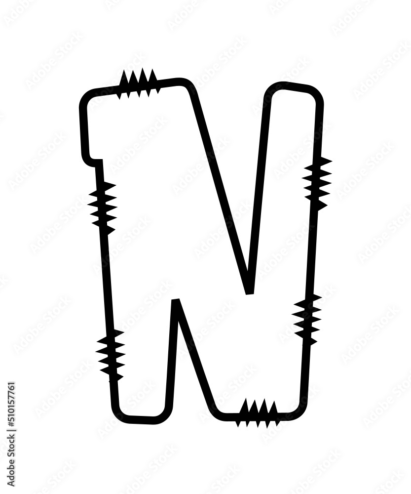 Doodle Letters Alphabet svg, Hand Drawn Alphabet, Doodle Letters ...