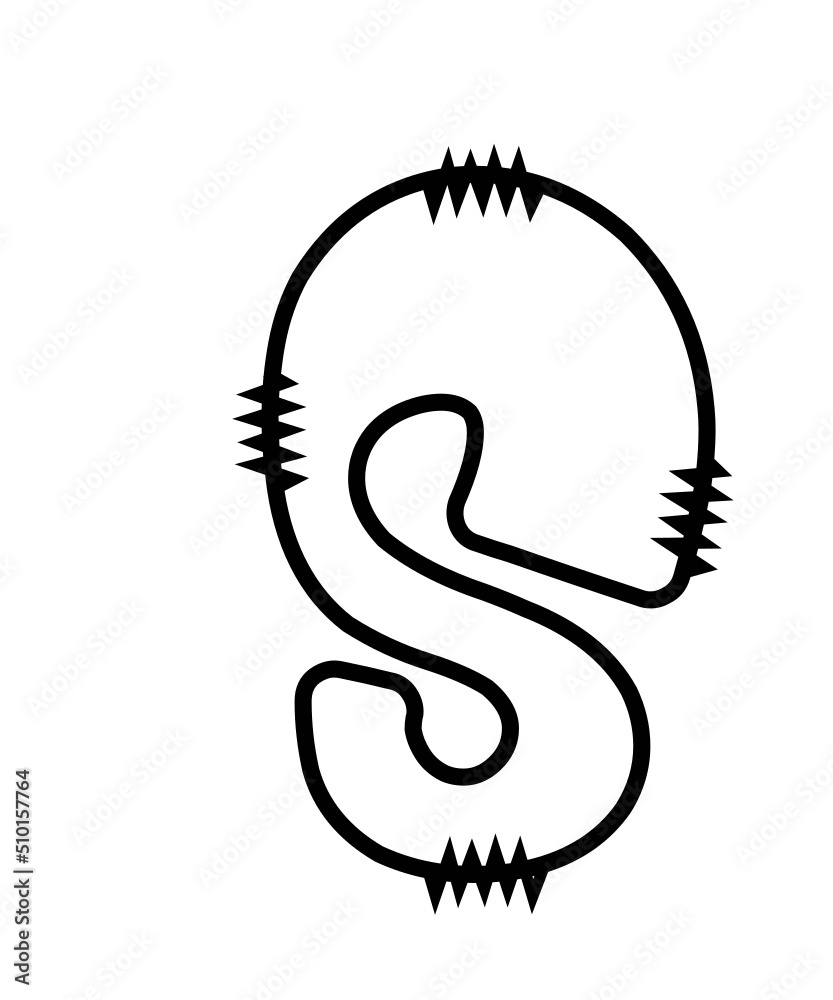 Doodle Letters Alphabet svg, Hand Drawn Alphabet, Doodle Letters ...