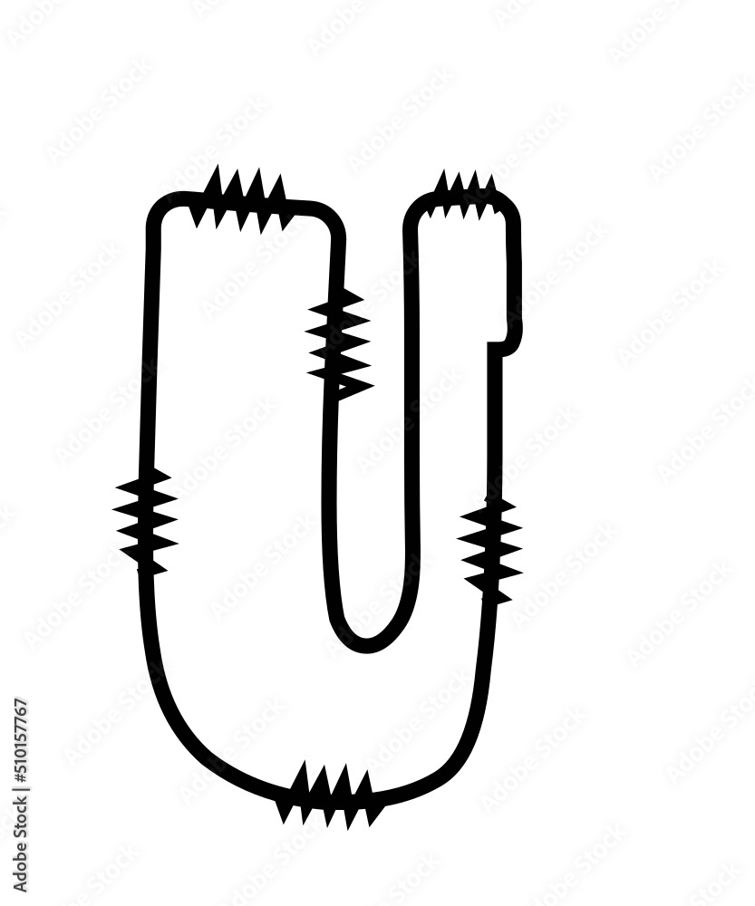 Doodle Letters Alphabet svg, Hand Drawn Alphabet, Doodle Letters ...