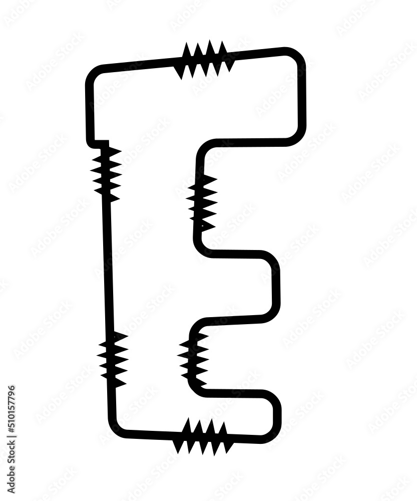 Doodle Letters Alphabet svg, Hand Drawn Alphabet, Doodle Letters ...