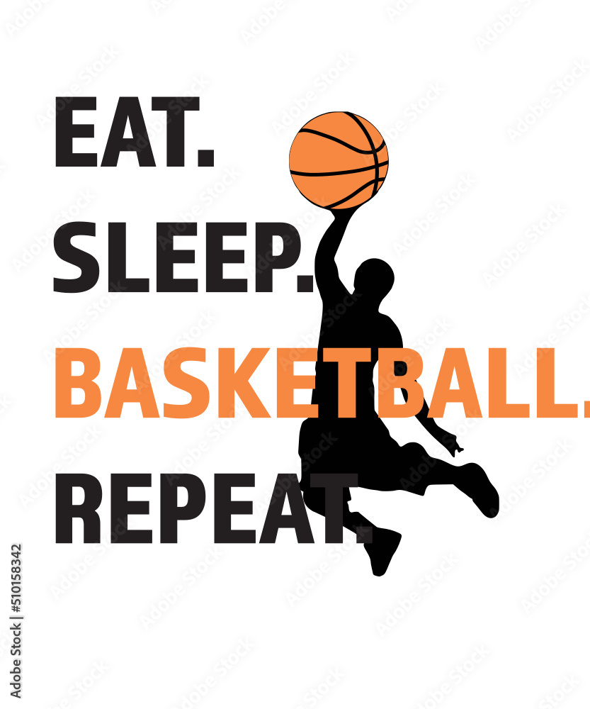 EAT sleep basketball repeat svg png, soccer svg, basketball png ...