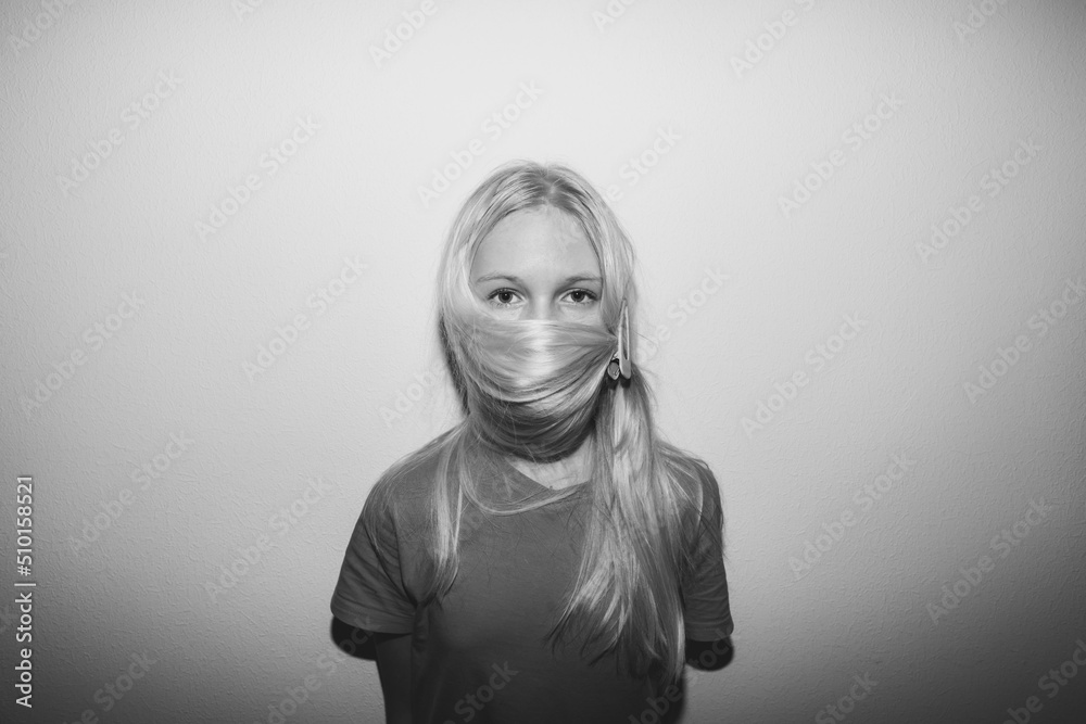 Secretive person Stock Photo | Adobe Stock