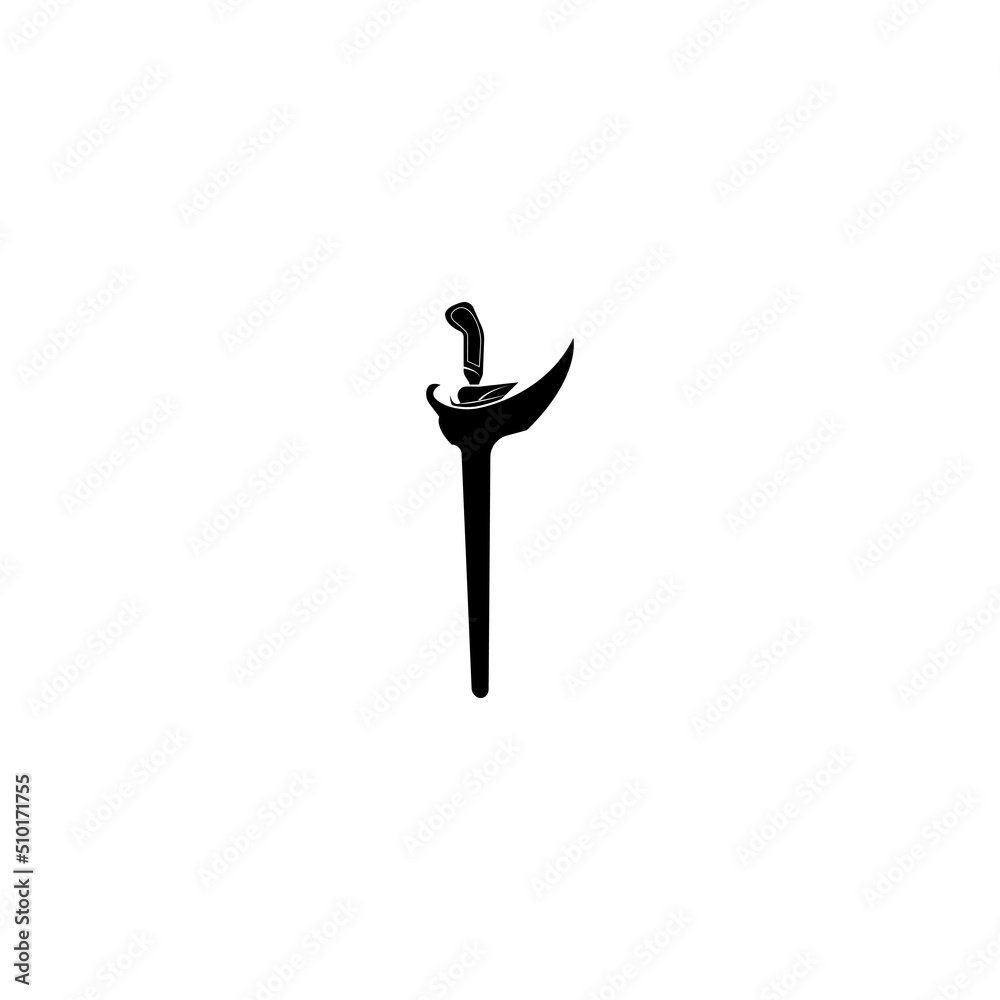 keris logo icon vector design Stock Vector | Adobe Stock