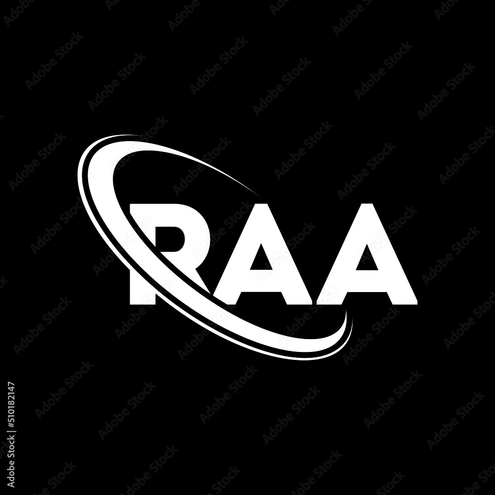 RAA logo. RAA letter. RAA letter logo design. Intitials RAA logo linked ...