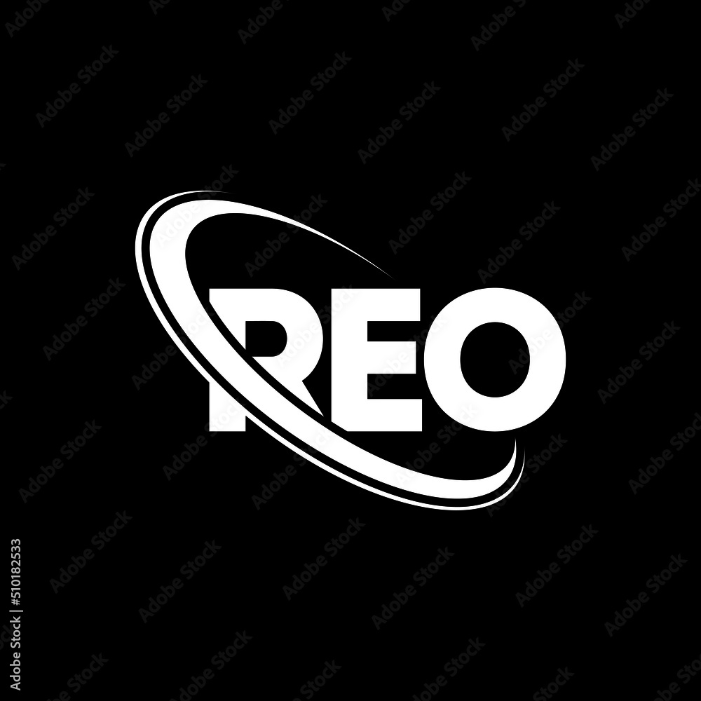 REO logo. REO letter. REO letter logo design. Initials REO logo linked ...