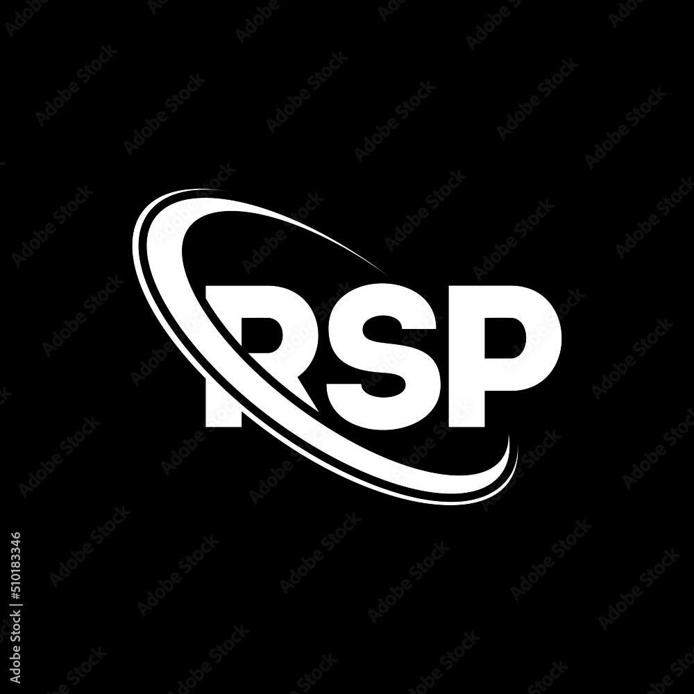RSP logo. RSP letter. RSP letter logo design. Initials RSP logo linked ...