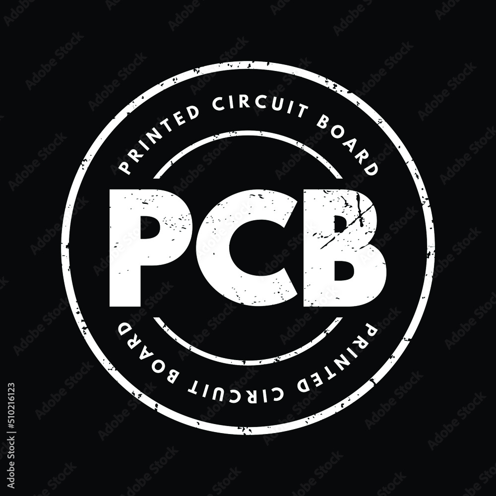 PCB Printed Circuit Board - laminated sandwich structure of conductive ...