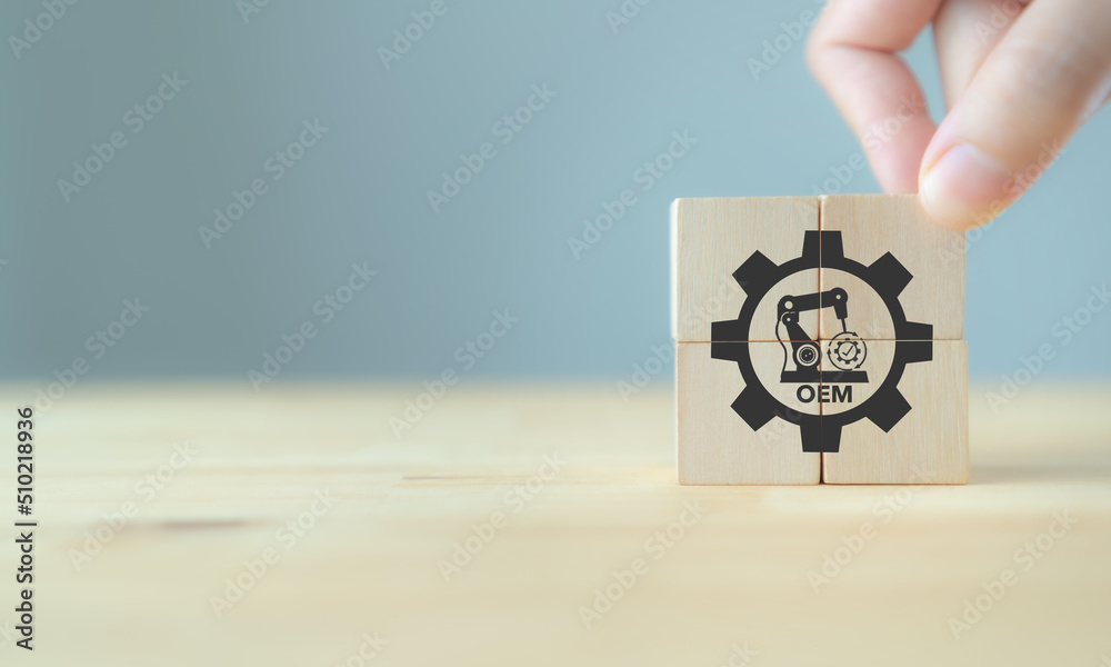 OEM-Original Equipment Manufacturer concept. Business model development ...