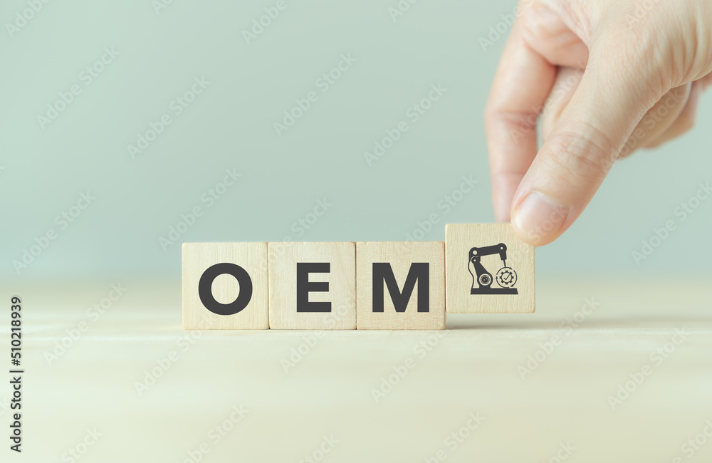 OEM-Original Equipment Manufacturer concept. Business model development ...