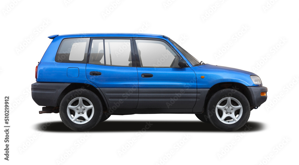 Toyota rav SUV car side view isolated on white background, 21 January ...