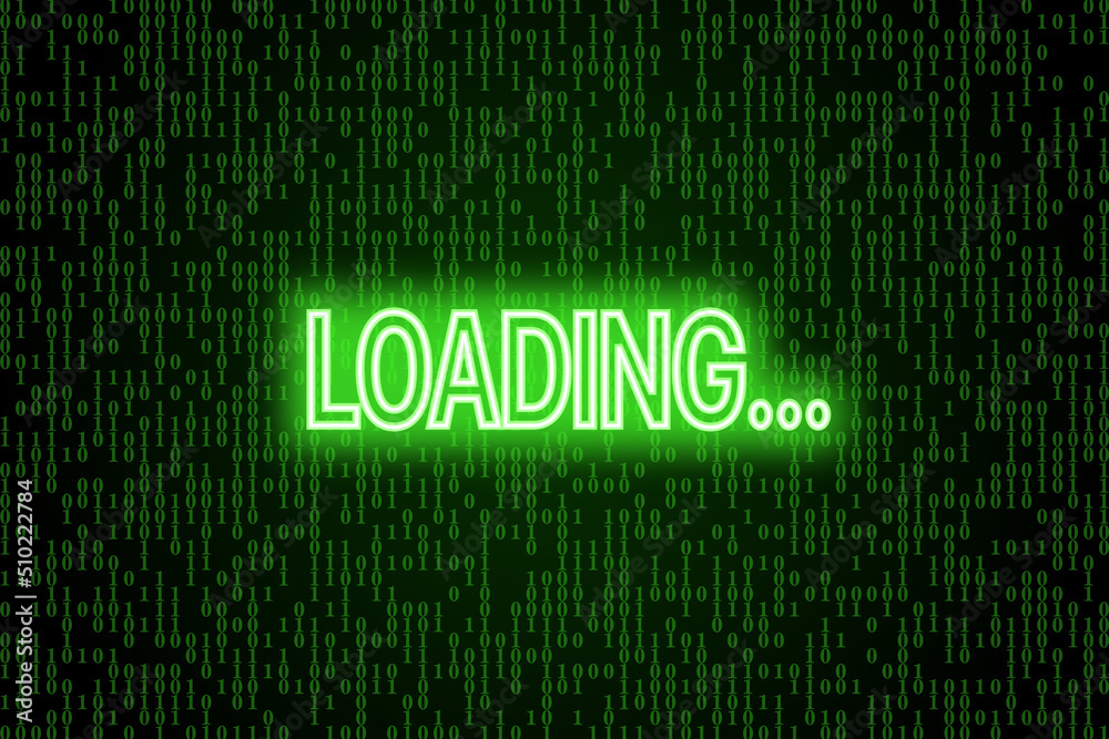 Data loading buffering website icon background code background Stock ...