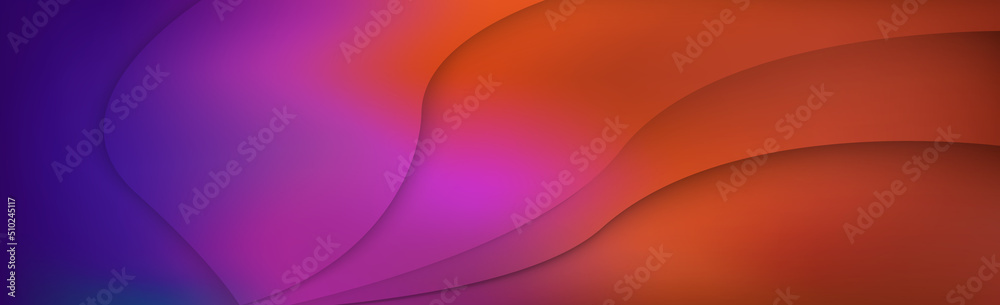 Panoramic abstract web background colorful gradient - Vector Stock ...