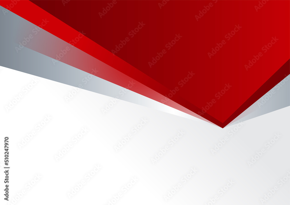 Simple abstract red and white background for business presentation ...