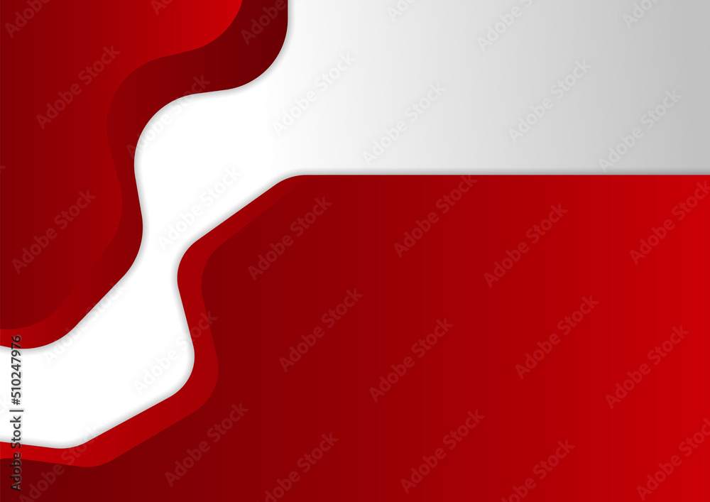 Simple abstract red and white background for business presentation ...
