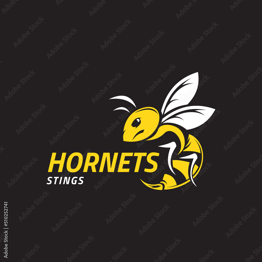 Hornet Logo Premium Vector Design Stock Vector | Adobe Stock