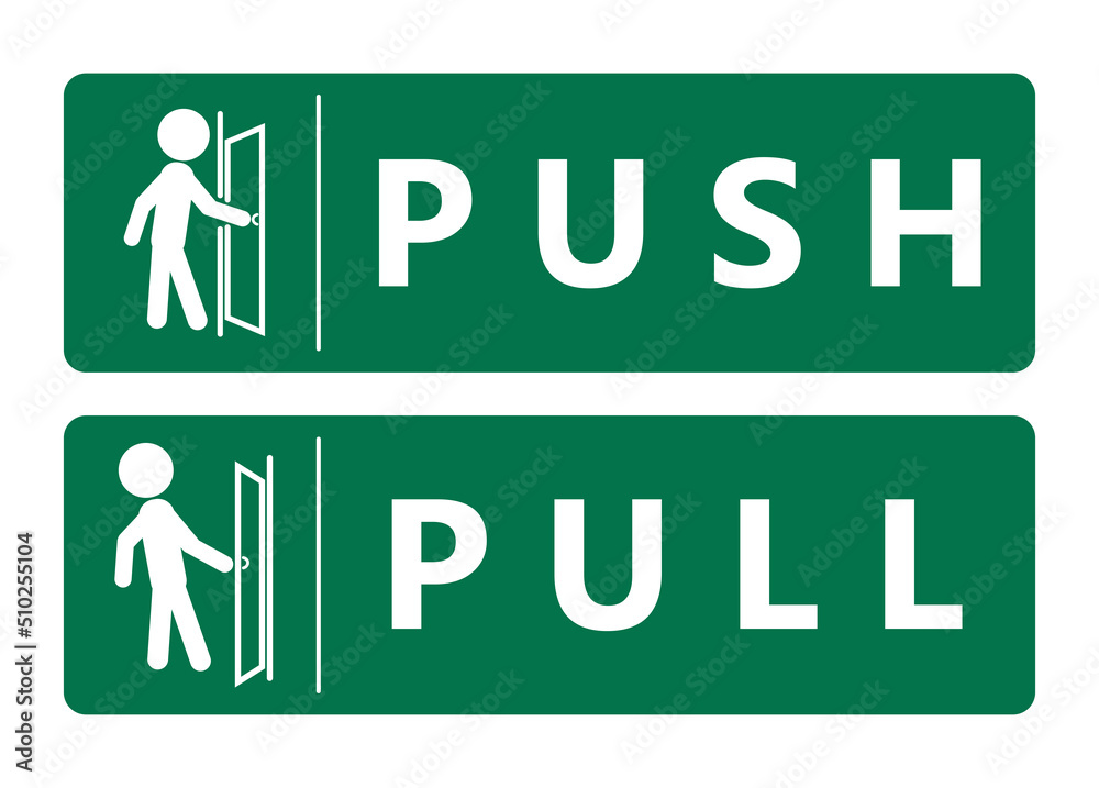 Póster Vector illustration sticker label template of stickman figure ...