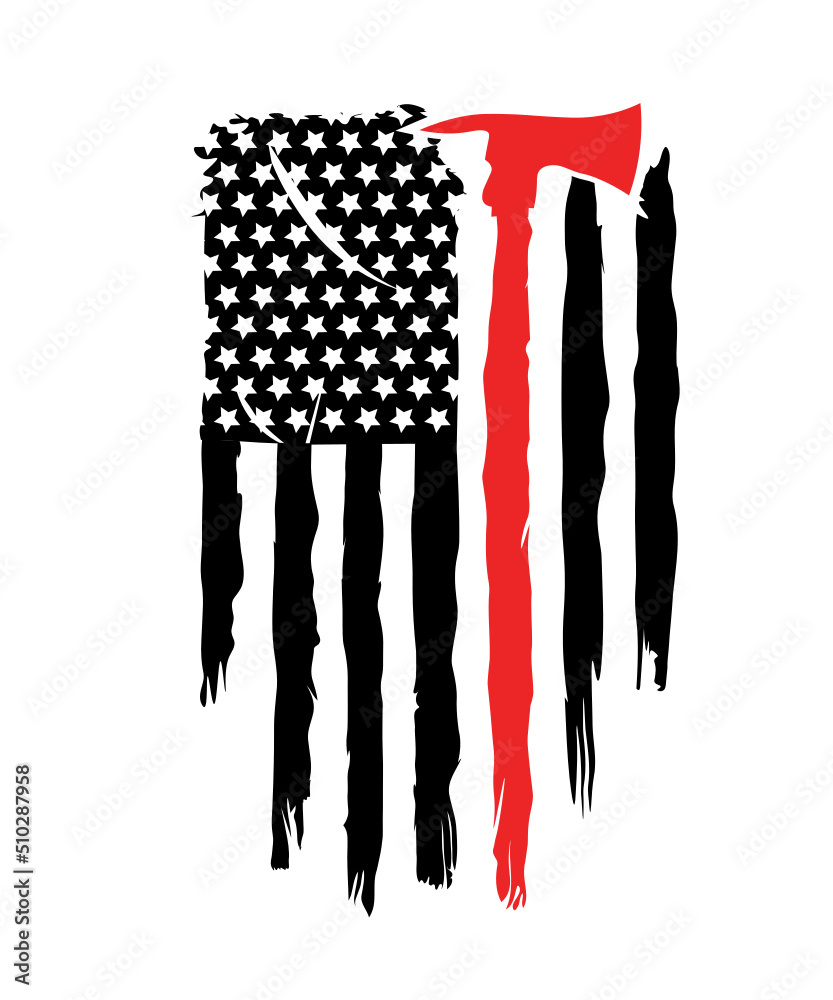 firefighter svg, firefighter flag svg, fireman svg, fire department svg ...