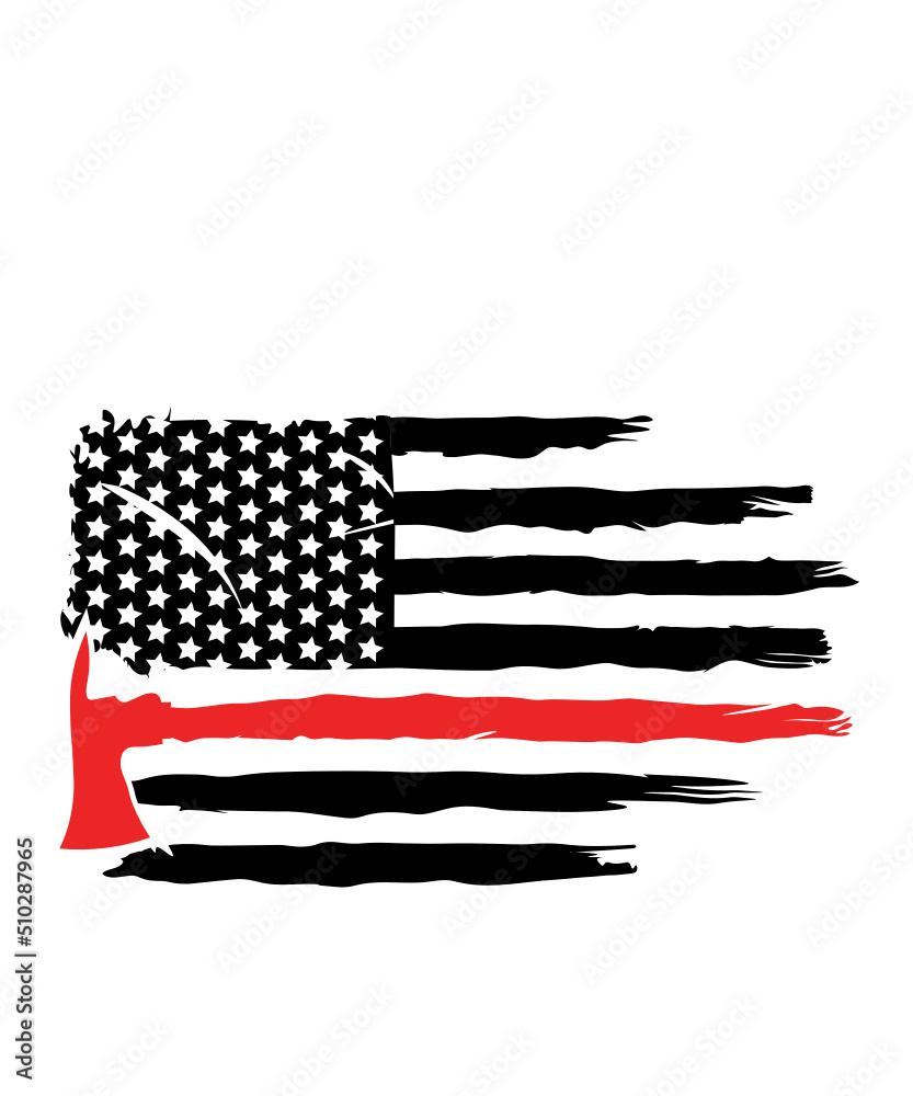 firefighter svg, firefighter flag svg, fireman svg, fire department svg ...