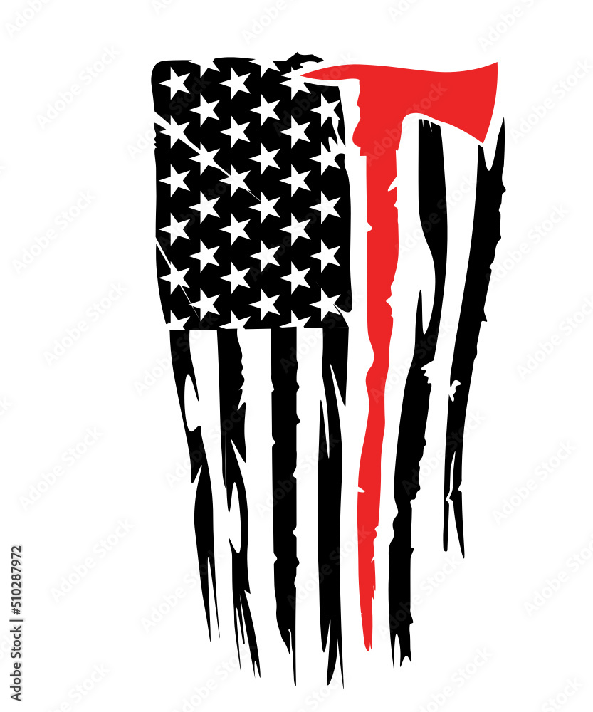 firefighter svg, firefighter flag svg, fireman svg, fire department svg ...