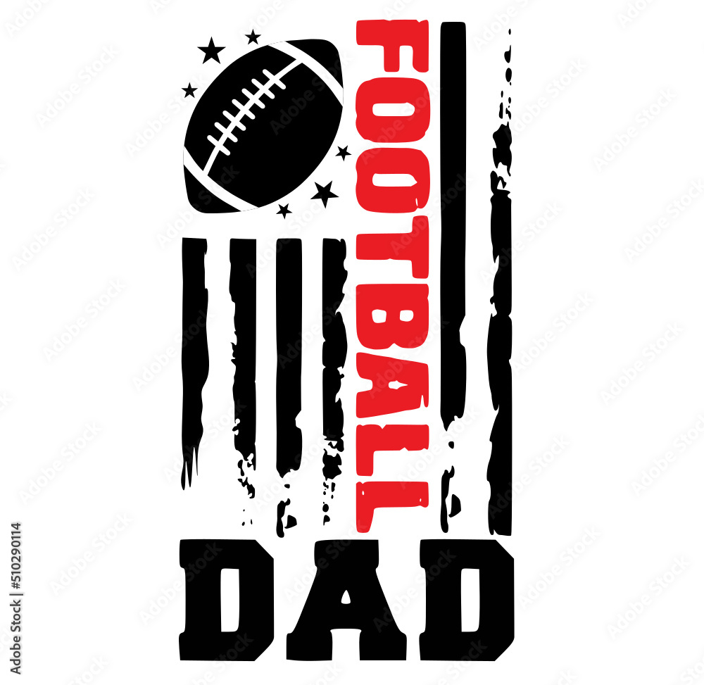 Football Dad svg png, football daddy svg png, Football father svg ...