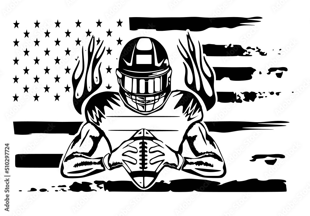 football flag svg png, football american usa flag svg png bundle ...