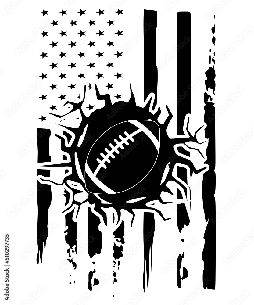 football flag svg png, football american usa flag svg png bundle ...