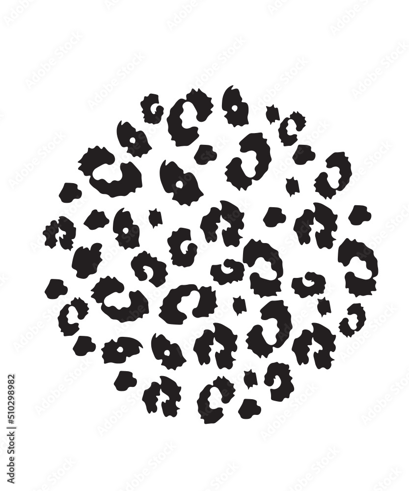 Leopard Print Svg Leopard Svg Cheetah Svg Leopard Png Fuzzy Leopard