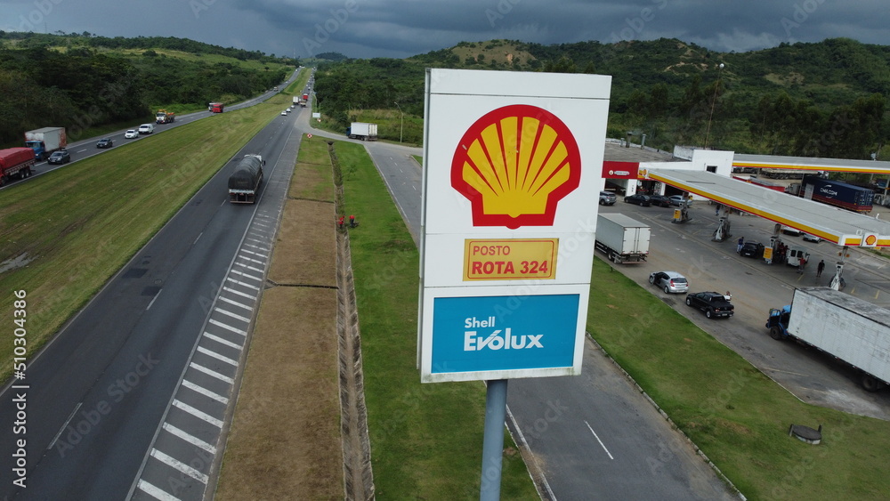 candeias, bahia, brazil - june 10, 2022: Shell Distribuidora gas ...