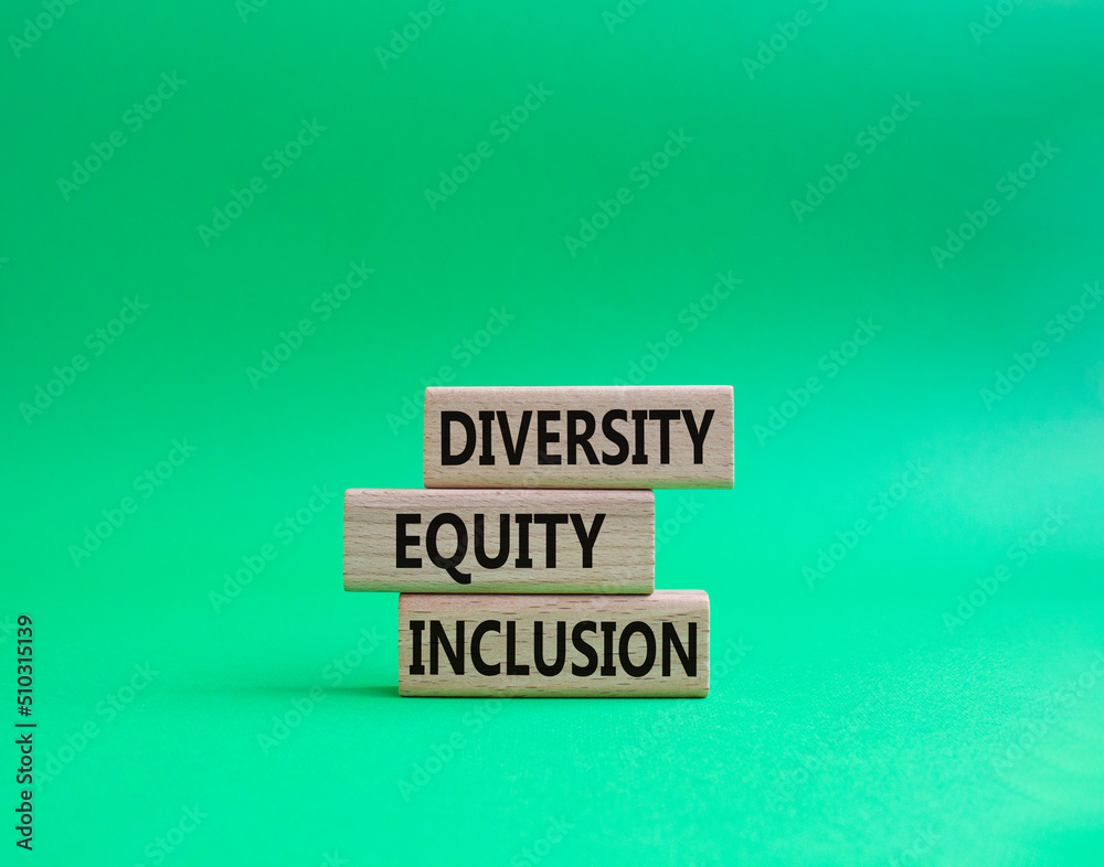 Diversity Equity Inclusion symbol. Concept words Diversity Equity ...