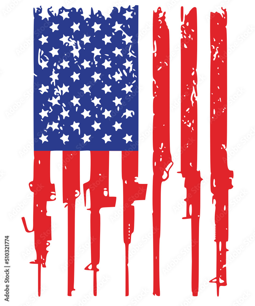 Stockvector rifle flag svg, gun flag svg, bullet flag svg, military svg ...