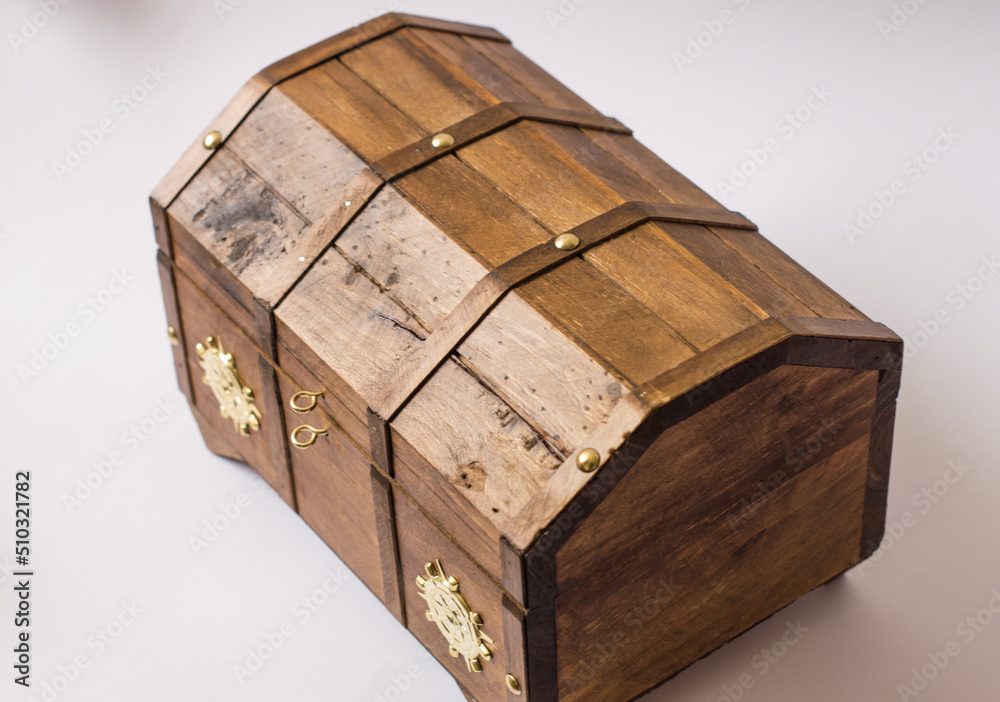 baúl, tesoro, piratas, caja de madera, madera, rustico, tesoro de ...