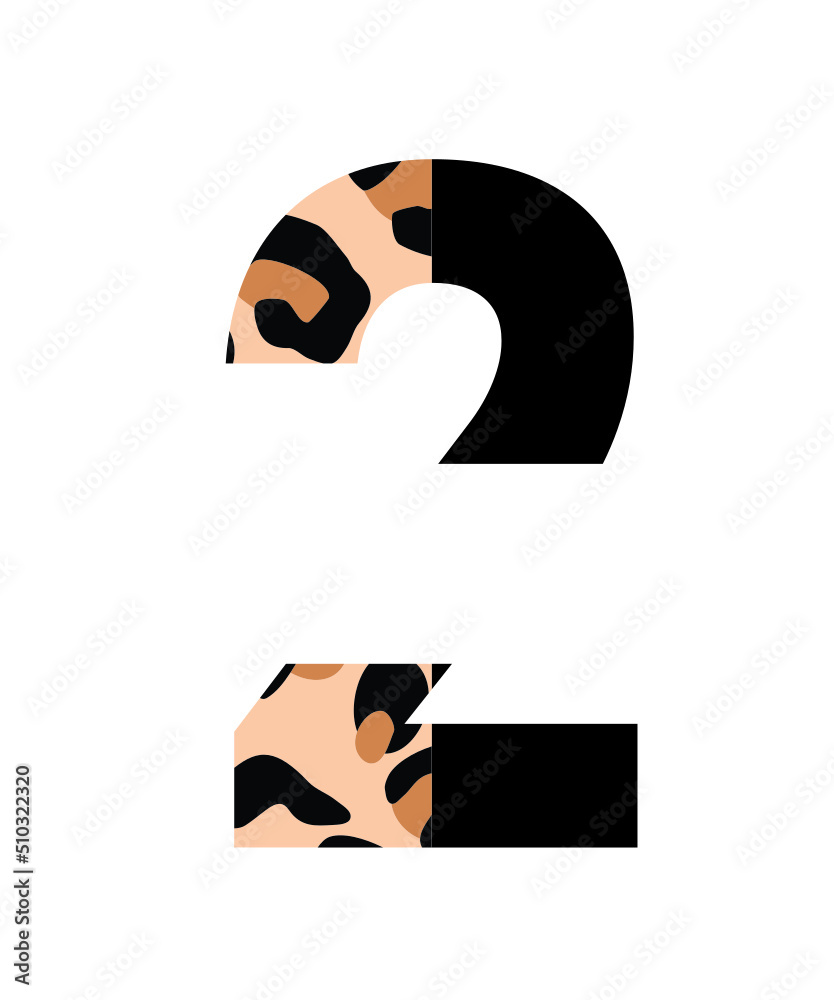 half Leopard font svg, Leopard cheetah half print font letters alphabet ...