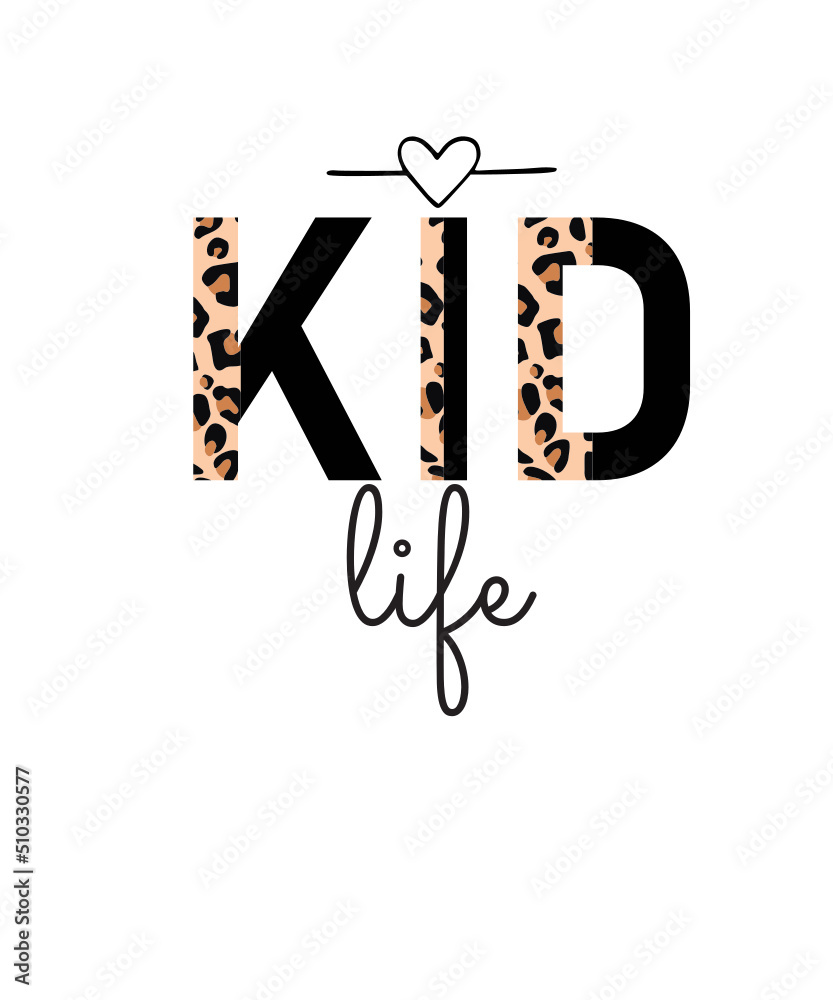 kid life svg png, little girl svg, Girl Svg png, half leopard girl svg ...