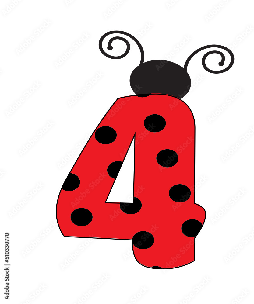 lady bug font letters aphabet svg png, birthday girl boy svg, Ladybug ...