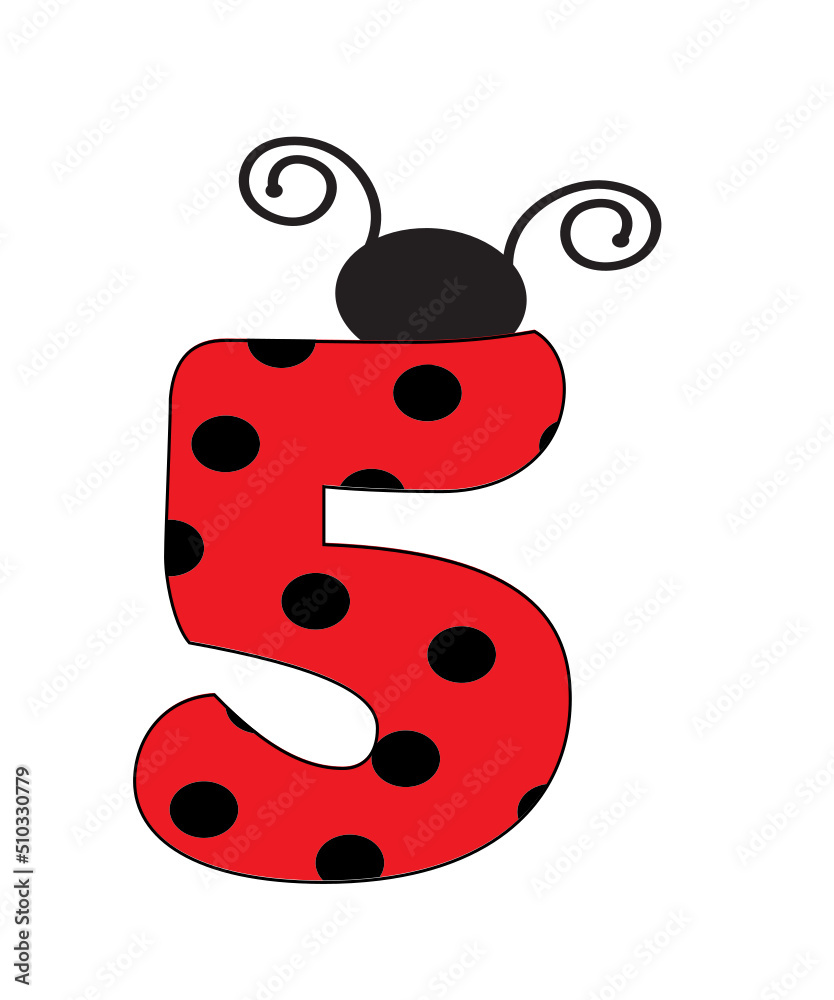 lady bug font letters aphabet svg png, birthday girl boy svg, Ladybug ...